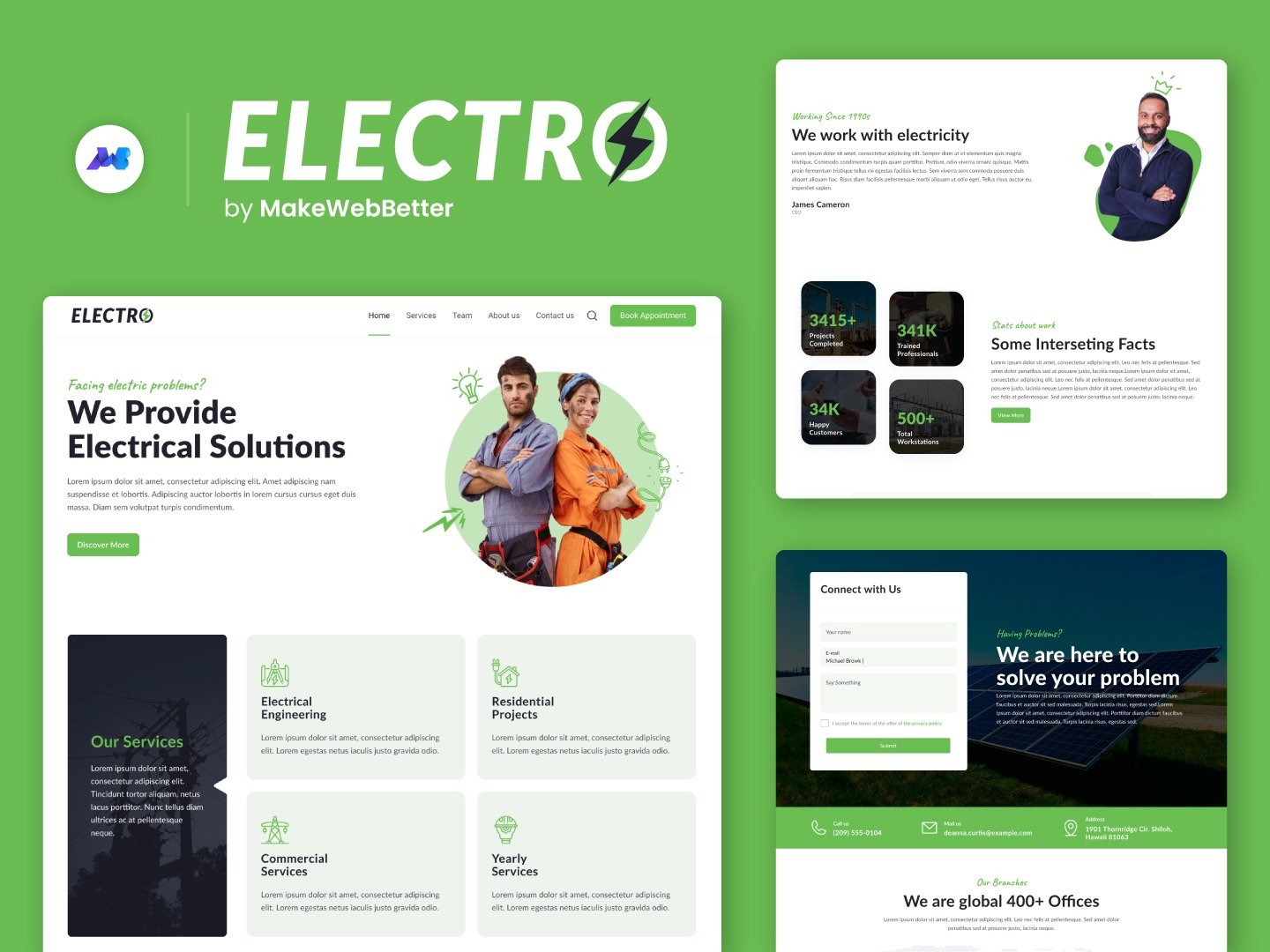 Electro Theme by MakeWebBetter